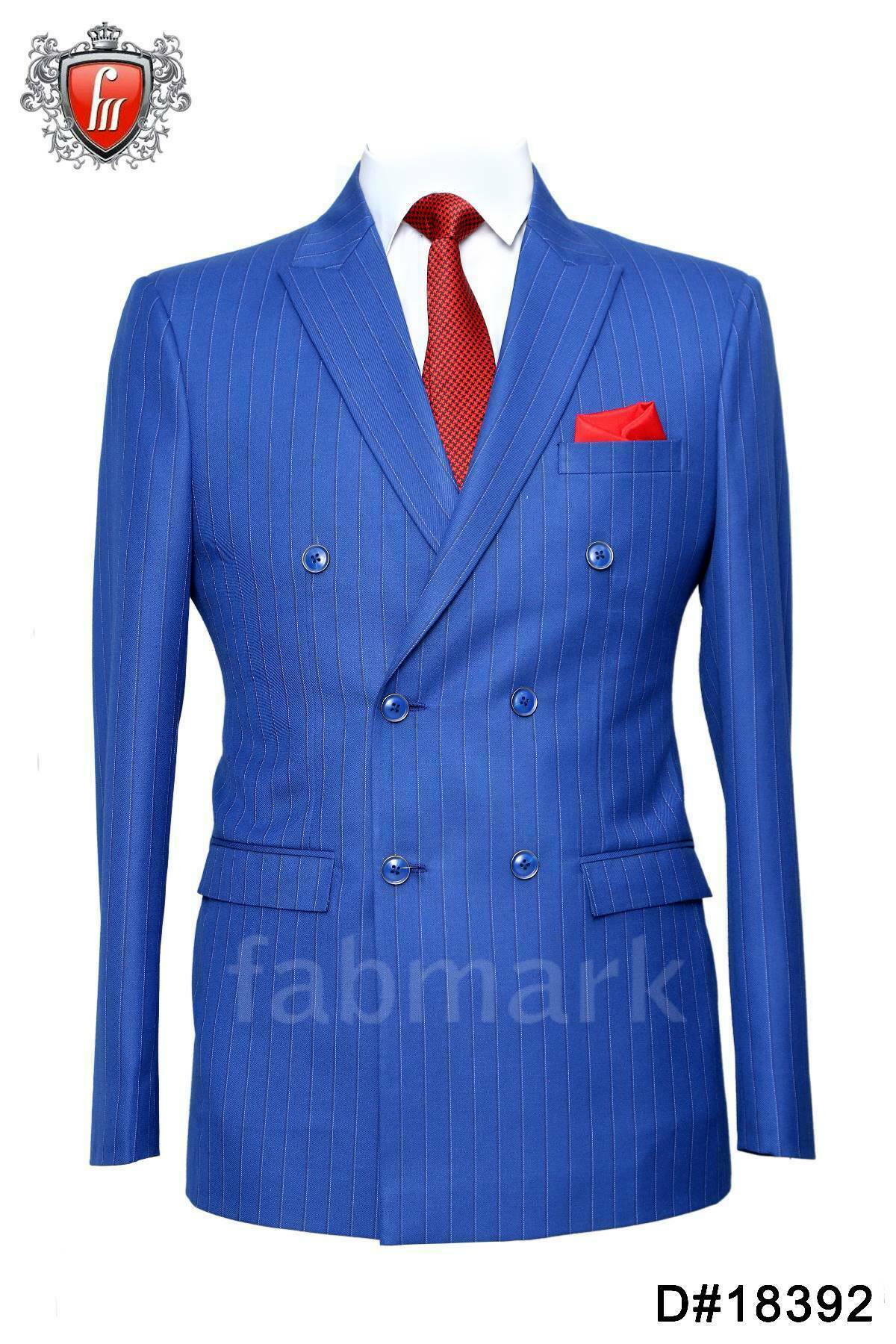 Fabmark Royal Blue Men's Coat– Fabmark-High Quality Suits and Shirts